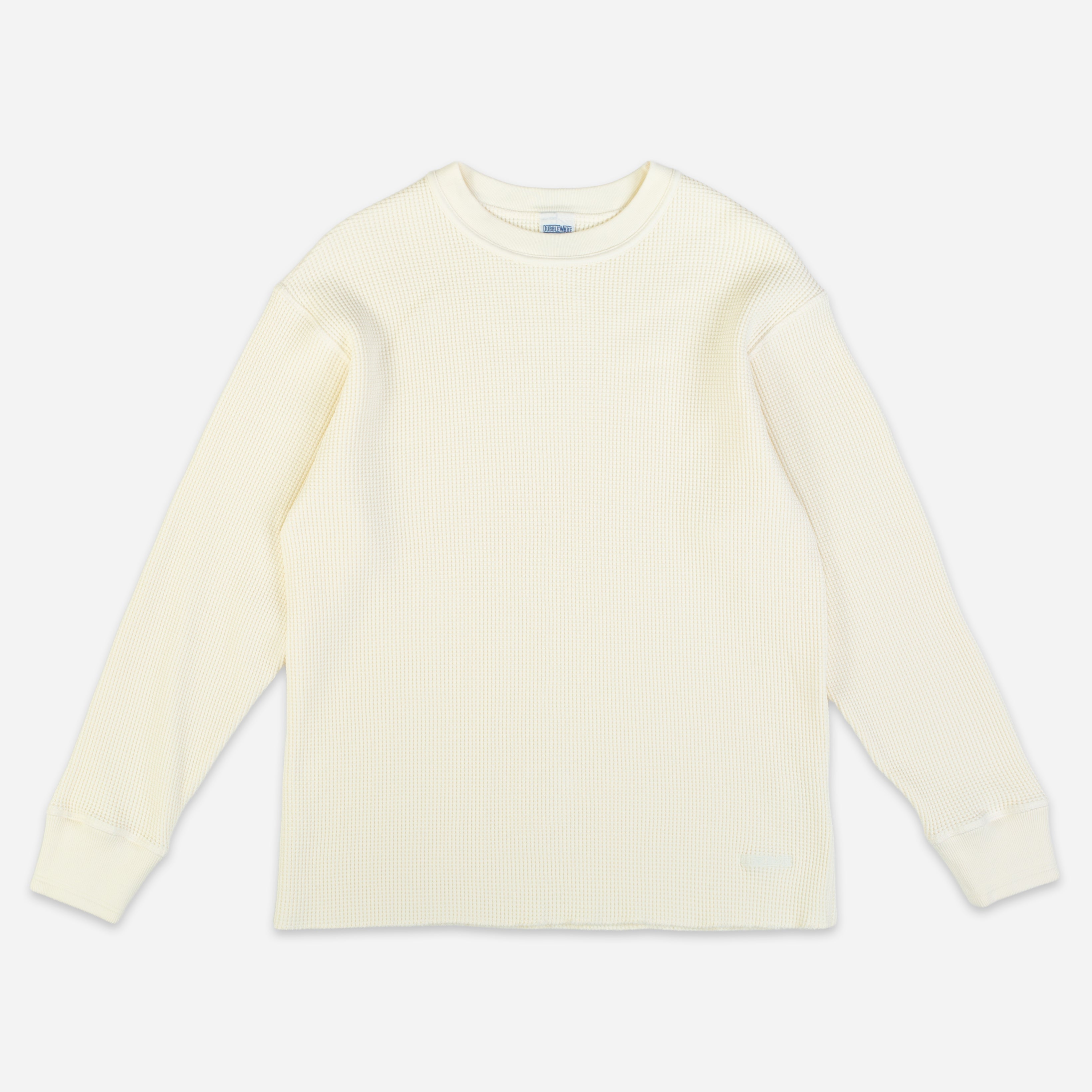 HEAVY WAFFLE SWEATER - MARSHMALLOW - DUBBLEWARE – Dubbleware